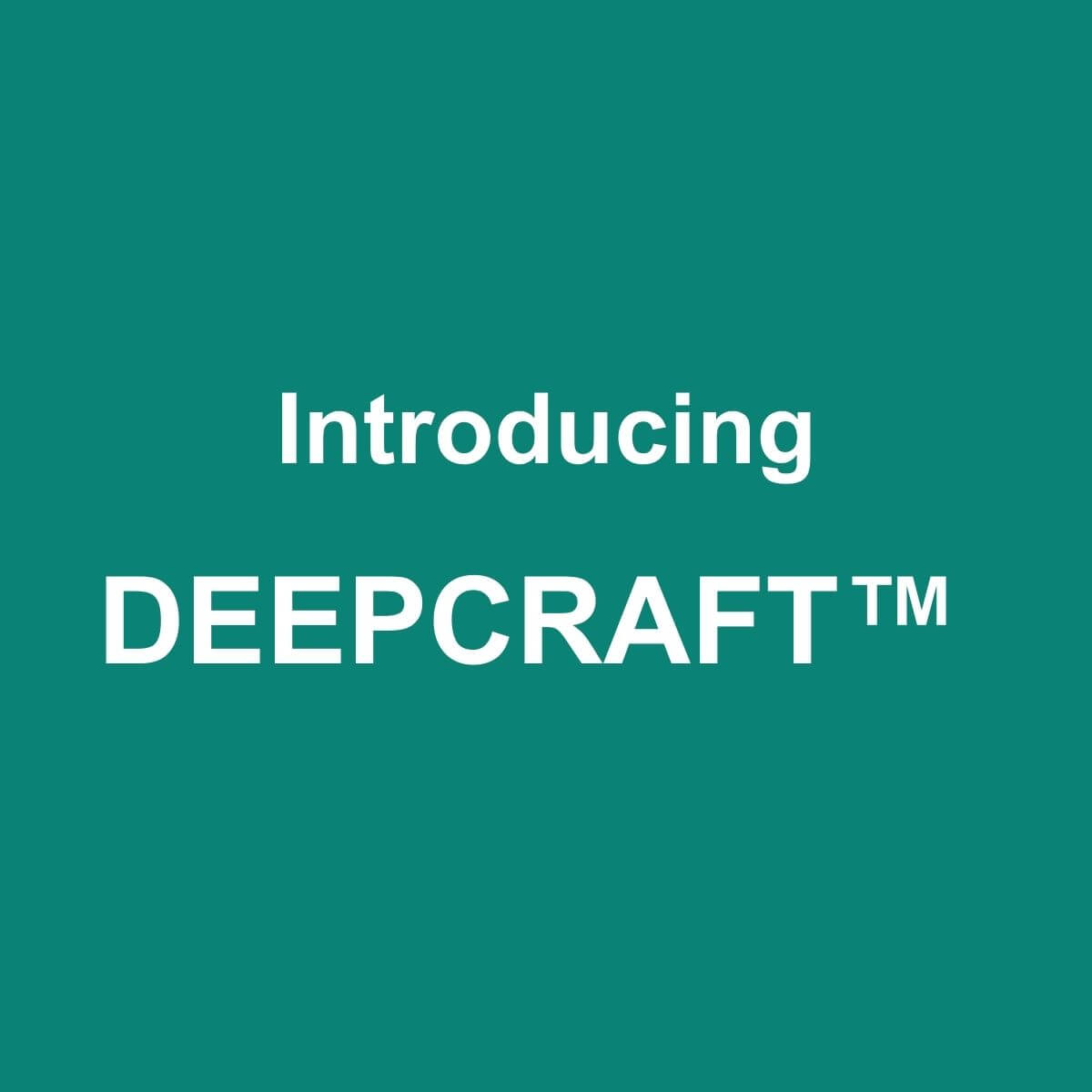 DEEPCRAFT - Edge AI software tools, models and solutions for any need