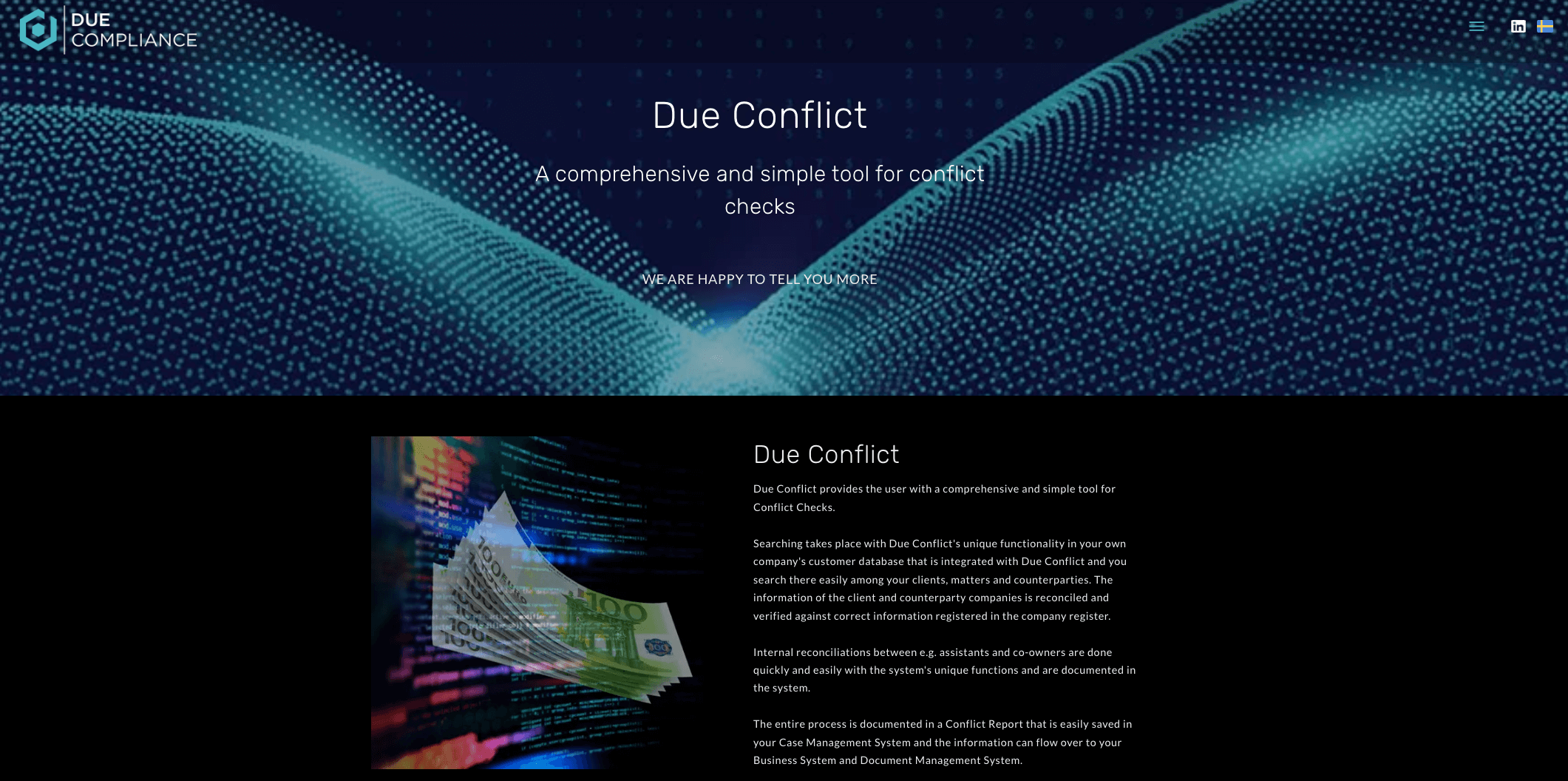 A comprehensive and swift tool for Conflict Checks | Due Compliance